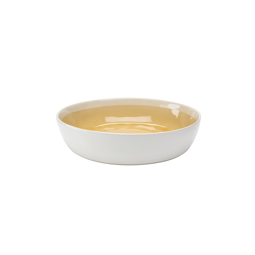 Cora Crackle Golden Pasta Bowl – Swoozie's