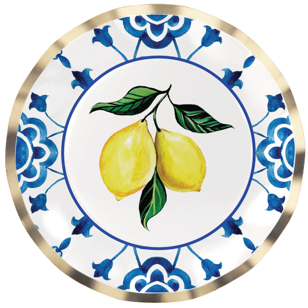 Capri Coast Paper Dinner Plates – Swoozie's